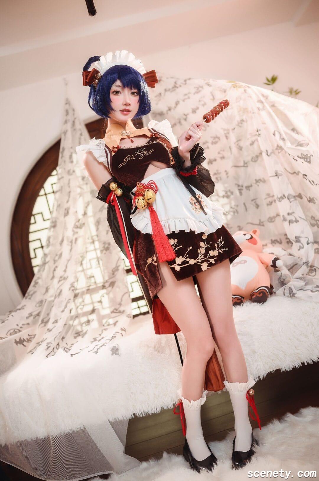 【水淼Aqua】NO.238 25年03月 梦见月瑞希（原神） [69P-92MB] - 小七图库