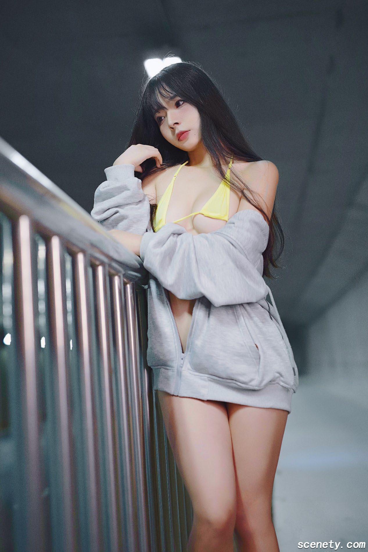 【yuuhui玉汇】NO.085 车内嫩黄 [92P-1.47GB] - 小七图库